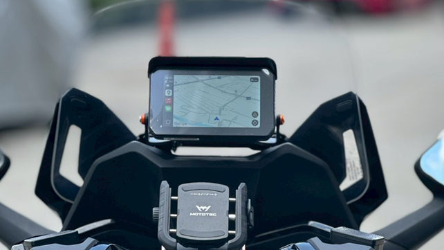 หน้าจอติดมอเตอร์ไซค์ยี่ห้อ Motovision รุ่น X1